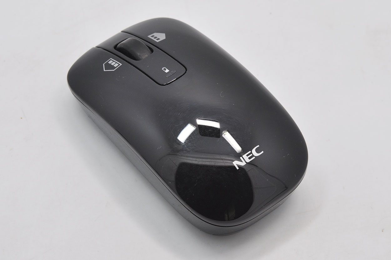 NEC笔记本电脑无线激光鼠标MG-1132纯白色MM最爱无光 省电 瓷面 LaVie s 2.4G Mouse-青州小熊