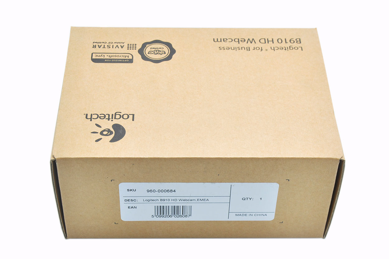 售完存档：全新盒装原装正品 罗技B910 HD Webcam 摄像头 Logitech B910 HD Webcam 720p 卡尔蔡司镜头-青州小熊