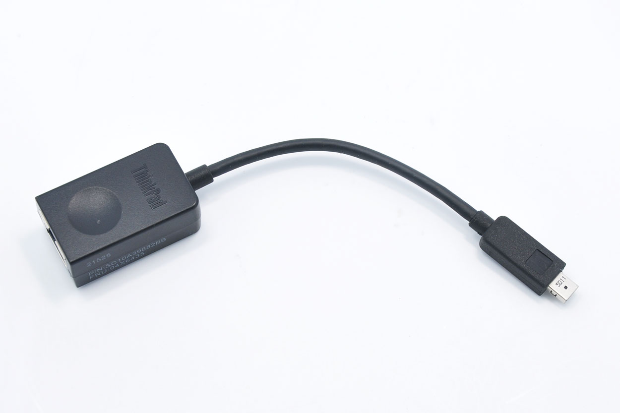 Lenovo联想Thinkpad New X1 Carbon Micro Ethernet 网卡线 4X90F84315 微以太网口转接线（新 ...