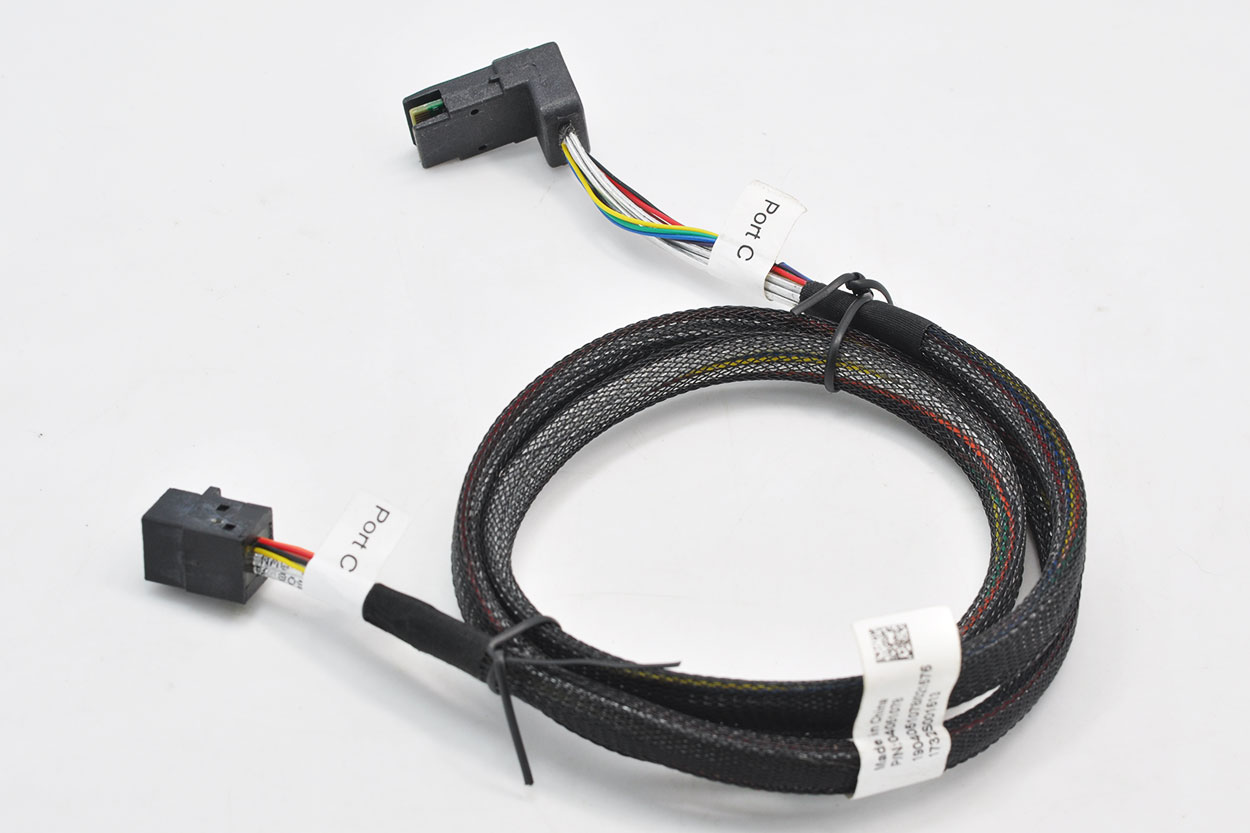 安费诺Amphenol原装MINI SAS线SFF 8087对8643 HD SAS服务器存储阵列数据线85厘米-青州小熊