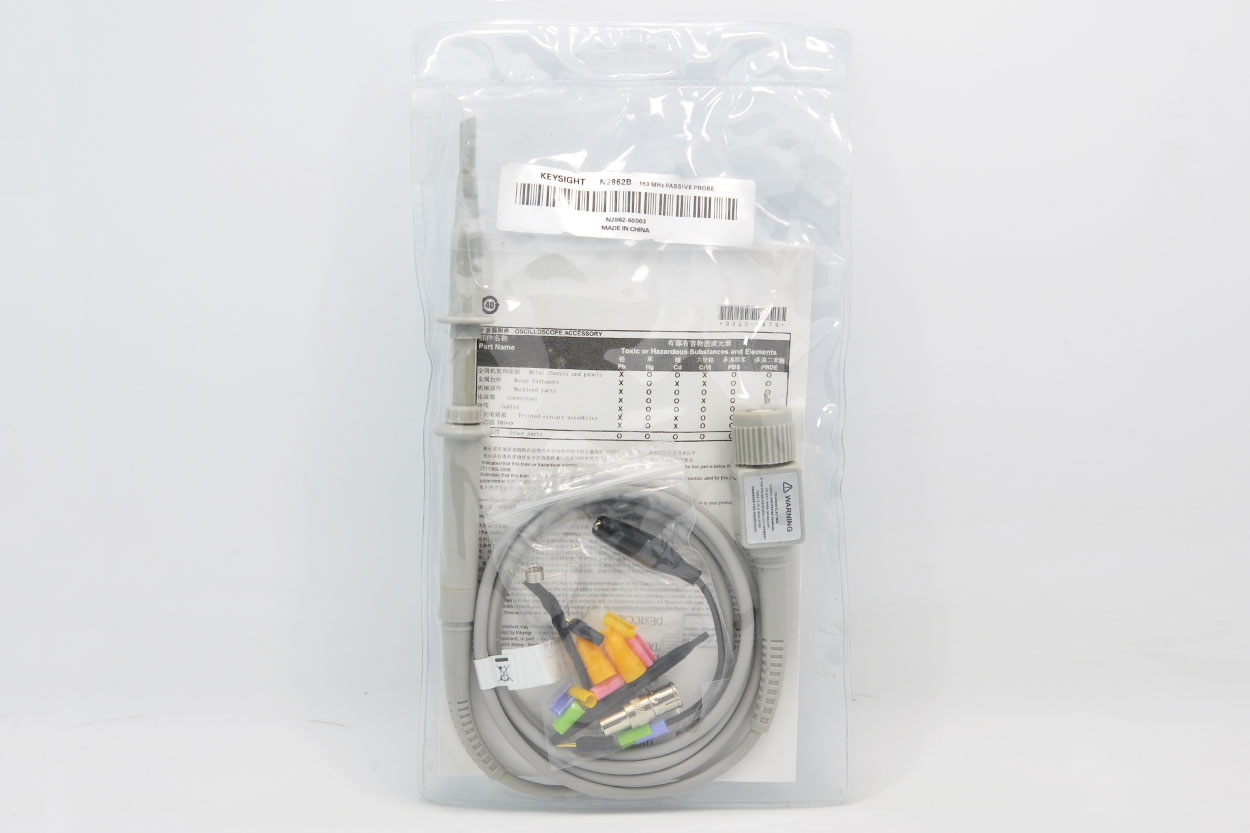 原装探头安捷伦 是德科技Keysight 示波器无源探头N2862B N2863B 150 MHz 300MHz 1.2米-青州小熊