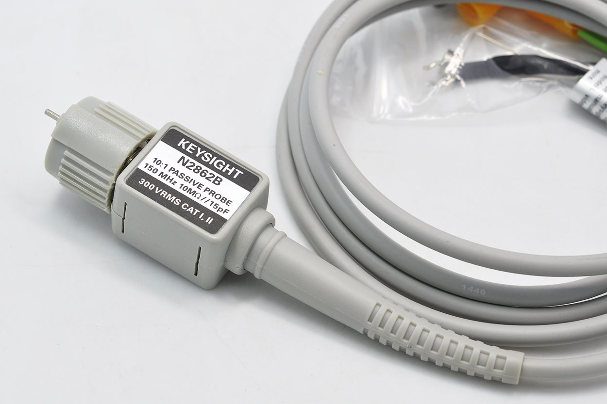 原装探头安捷伦 是德科技Keysight 示波器无源探头N2862B N2863B 150 MHz 300MHz 1.2米-青州小熊
