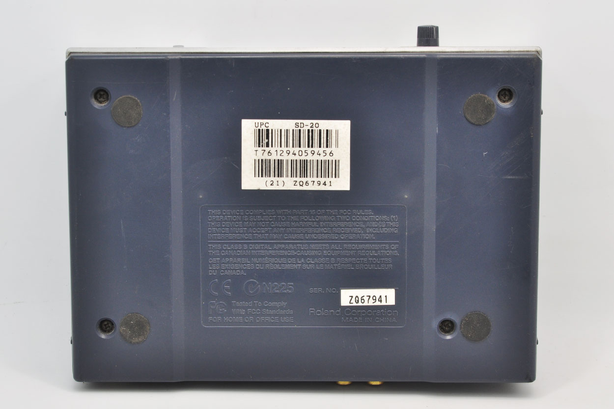 售完存档：罗兰Roland CAKEWALK EDIROL SD-20 音源模块 SD20音源USB接口效果器-青州小熊