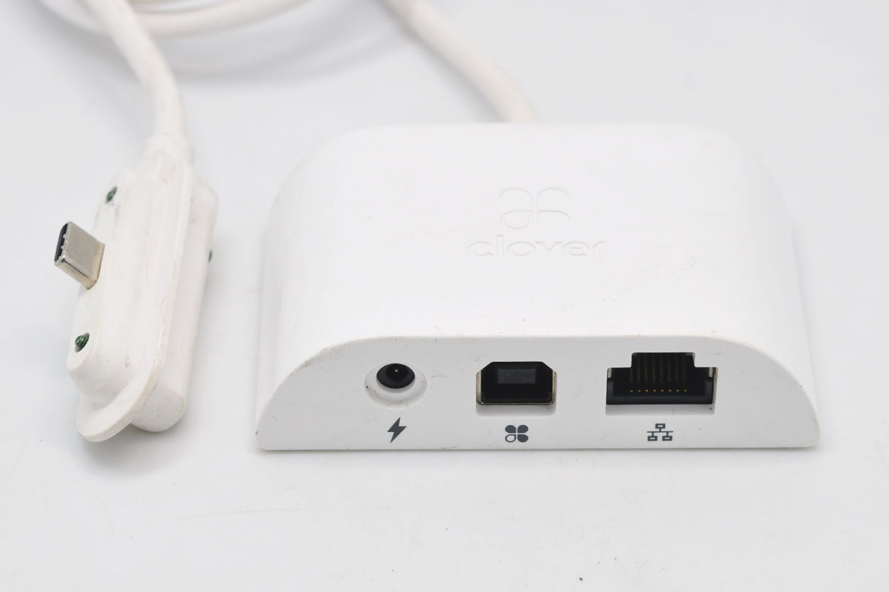 二手原装正品Clover三叶草Pos机Clover Flex HUB扩展 H400 C400 USB-C转网卡口 USB 母口-青州小熊