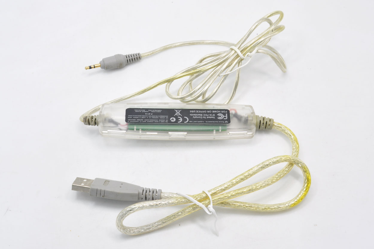 USB接口生锈成色垃圾较旧的TI GRAPH LINK USB P-0113 TUSB3410 数据线德州仪器TI 73 82 83 84 ...