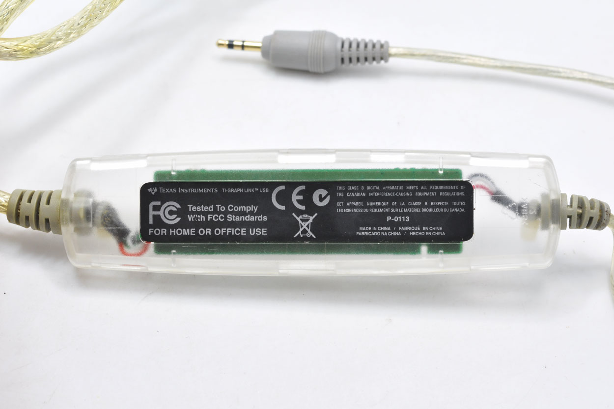 USB接口生锈成色垃圾较旧的TI GRAPH LINK USB P-0113 TUSB3410 数据线德州仪器TI 73 82 83 84 ...