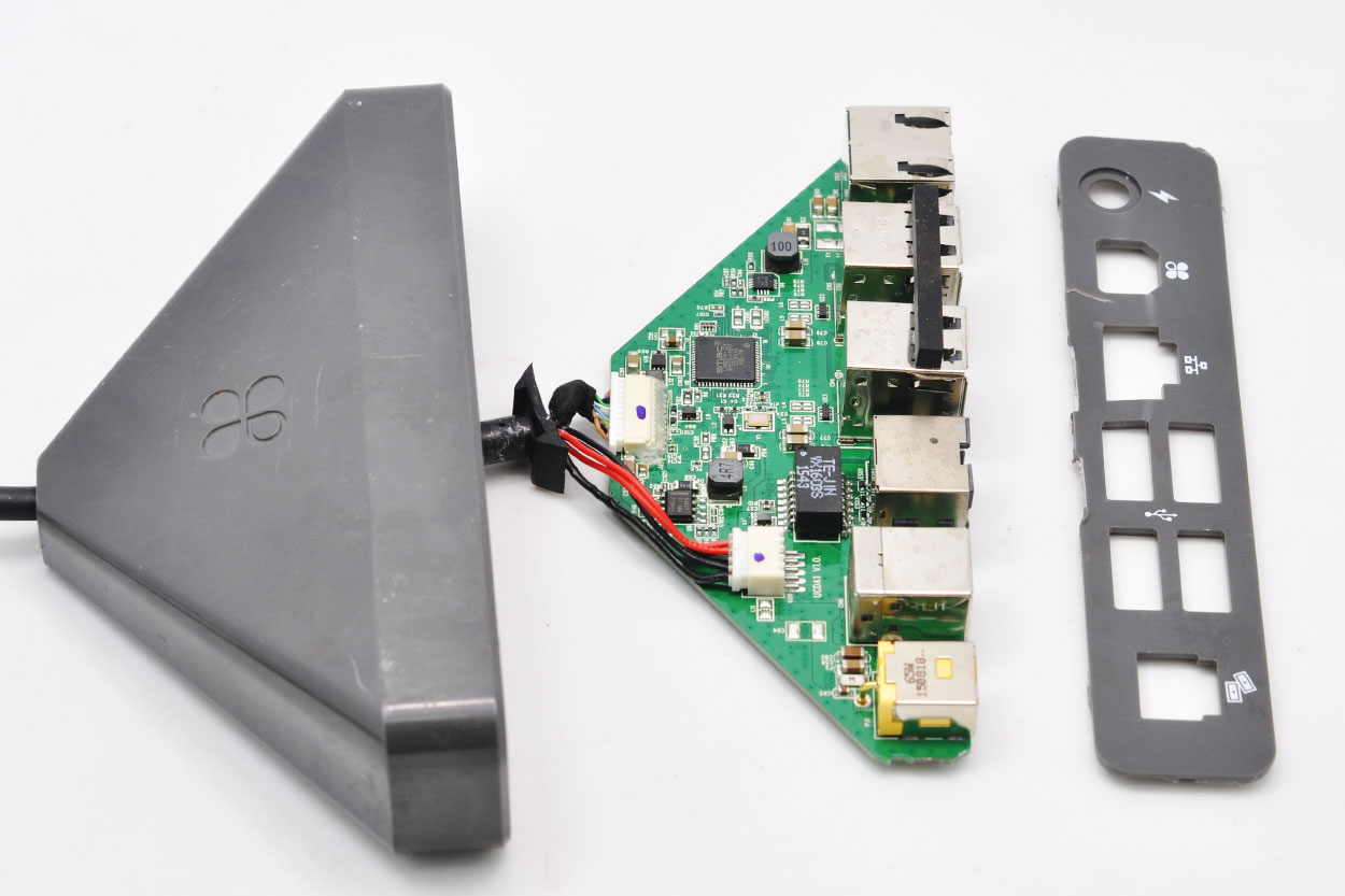 二手原装三叶草POS机Clover Mini HUB扩展 H400 C400 USB-C转网卡口 USB 2.0 HUB 调制解调器-青州小熊