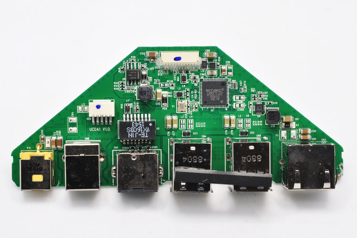 二手原装三叶草POS机Clover Mini HUB扩展 H400 C400 USB-C转网卡口 USB 2.0 HUB 调制解调器-青州小熊