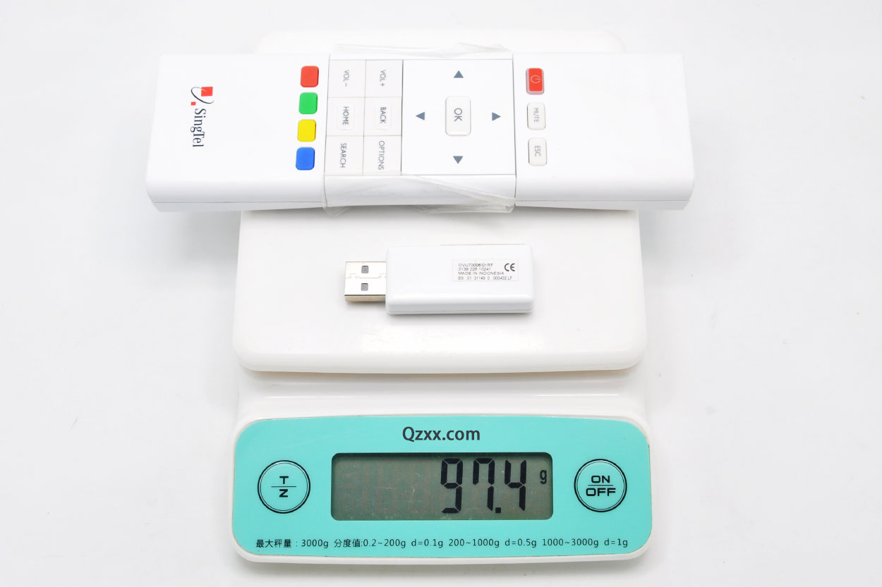 原装正品新加坡电讯Singtel安卓 电脑 PC通用电脑无线空中飞鼠 2.4G无线键盘鼠标遥控器TV Remote DB100486-青州小熊