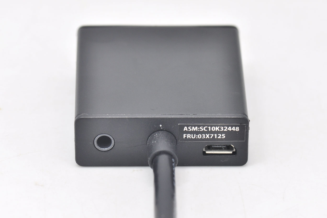 原装正品联想Lenovo Pro WiDi Adapter HDMI转VGA带音频转换线转换头03X7125 EP94Z1E芯片方案-青州小熊