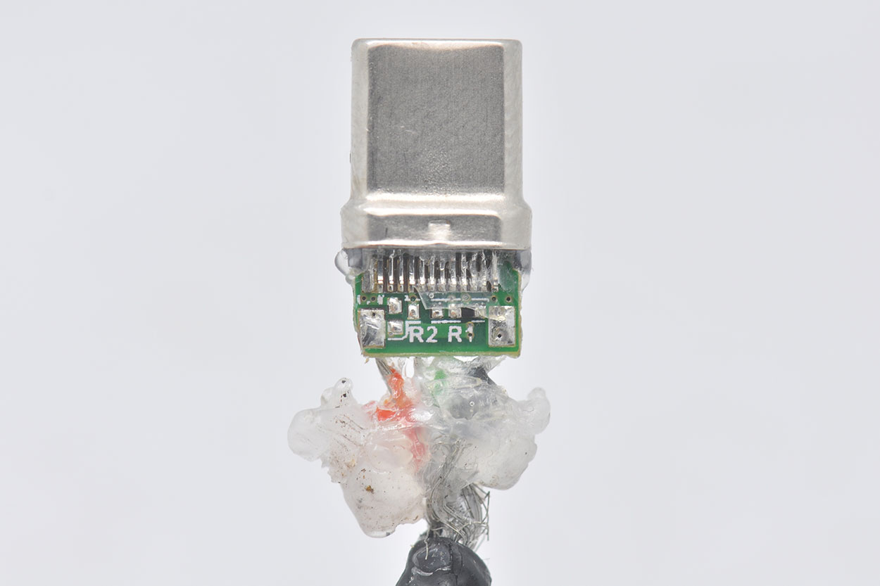 新到货USB-C Type-C to MicroUSB OTG线 USB DAC解码线 mojo Hugo Dji 大疆遥控器线 19厘米-青州小熊