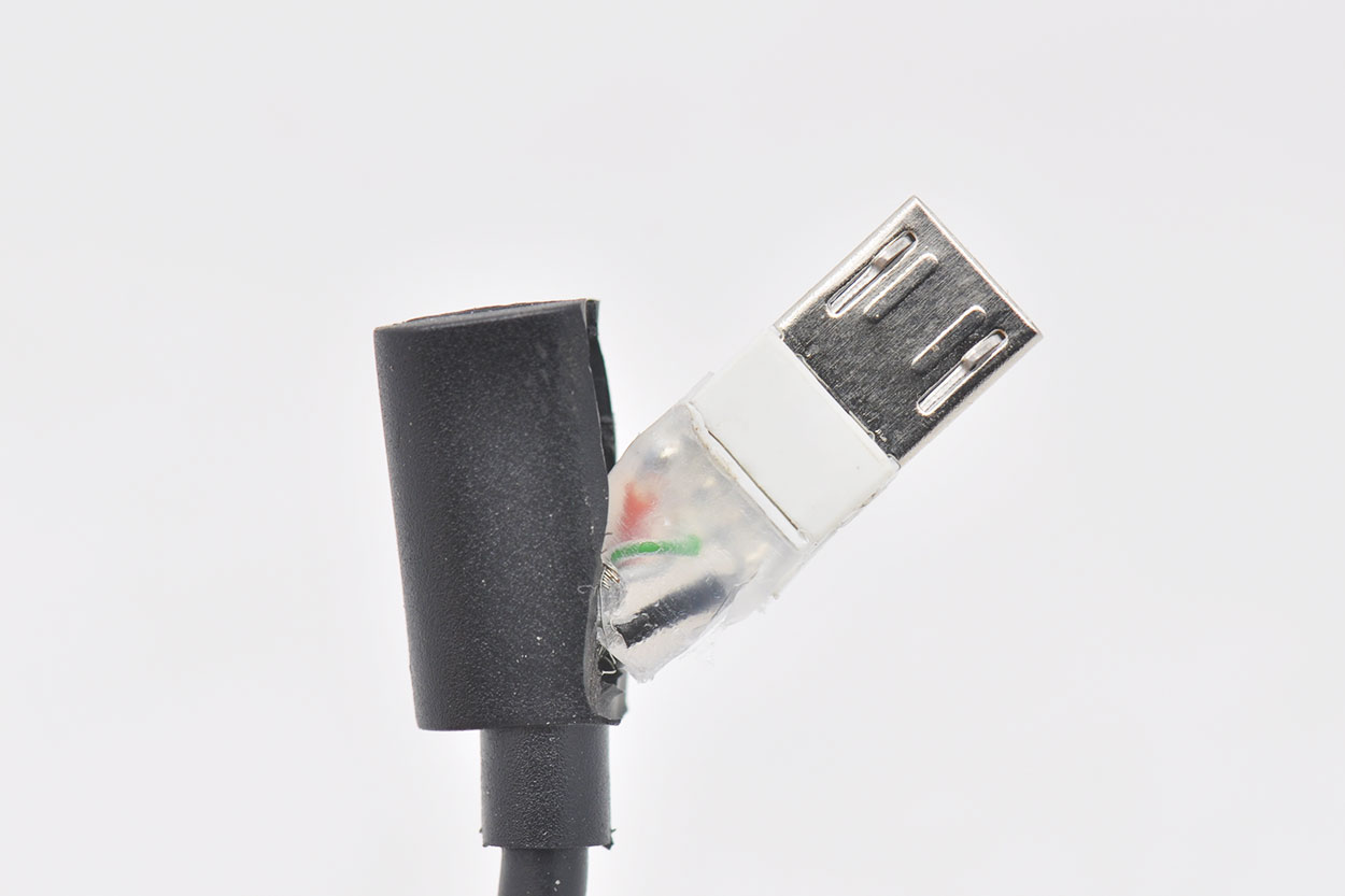 新到货USB-C Type-C to MicroUSB OTG线 USB DAC解码线 mojo Hugo Dji 大疆遥控器线 19厘米-青州小熊