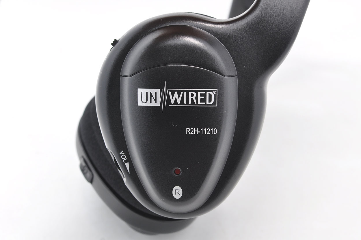 新到货Unwired无线红外立体声耳机R2H-11210 R2H-12219后排头枕DVD显示器娱乐红外线耳机Wireless ...