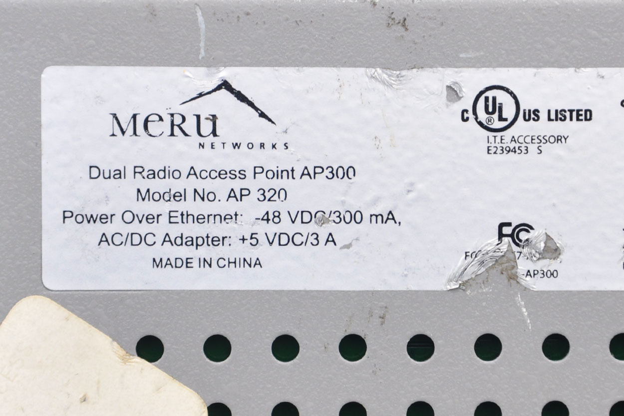 研究品 MERU梅鲁 AP320 无线AP接入点 WIFI 基站 集中式AP控制器-青州小熊