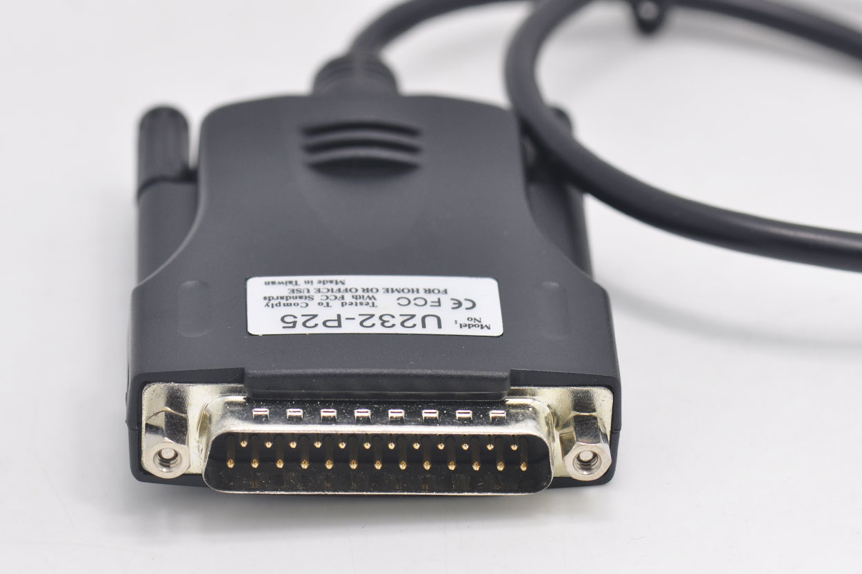 新到货台湾MCT U232-P25 DB25串行适配器USB SERIAL RS-232 工控25针COM串口公头线-青州小熊