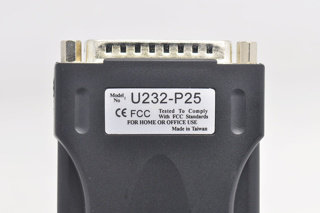 原装正品台湾MCT U232-P25 DB25串行适配器USB SERIAL RS-232 25针串口公头线-青州小熊