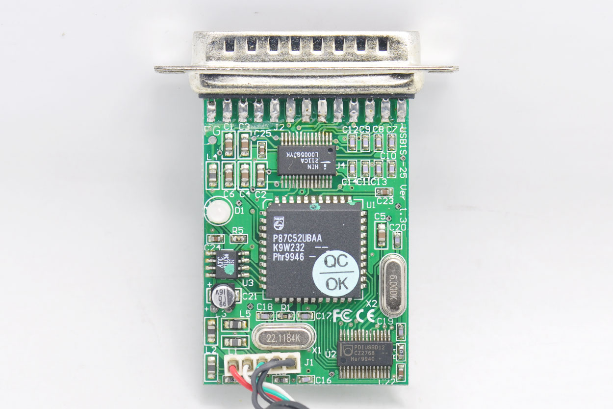 原装正品台湾MCT U232-P25 DB25串行适配器USB SERIAL RS-232 25针串口公头线-青州小熊