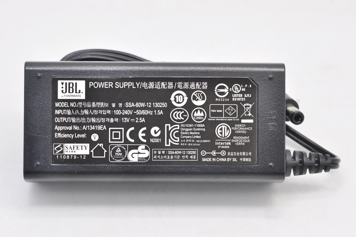 新到货原装正品JBL Onbeat Air Awake On Tour On Stage-Iv 13v 2.5A 音响电源适配器SSA-60W ...