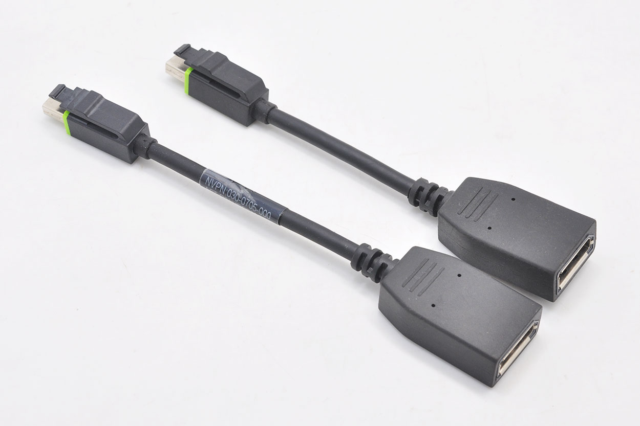 NVidia原装minidp转dp母 雷电接口转DP接口 minidp显示器转换 Mini DisplayPort to ...