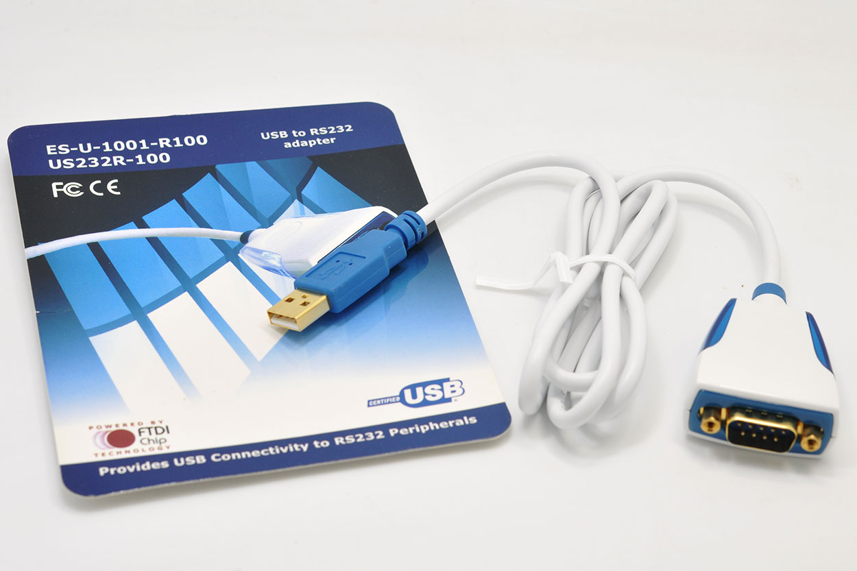 全新原装正品工业级USB转串口RS232 FTDI官方 USB转COM口FTDI ES-U-1001-R100 US232R-100-青州小熊
