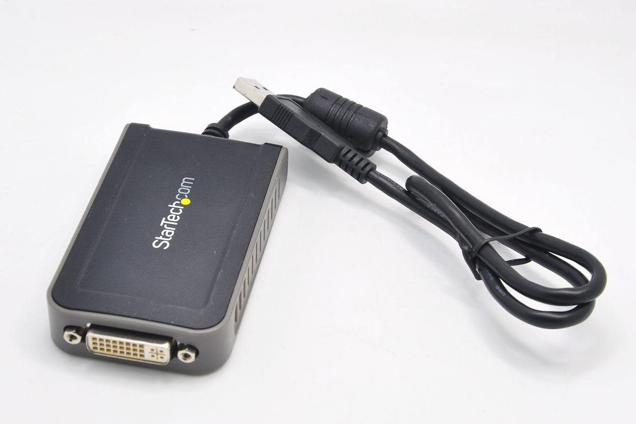 售完存档：Startech.com USB to DVI VGA多显示器外置USB显卡适配器 USB2DVIE2 多屏显示-青州小熊