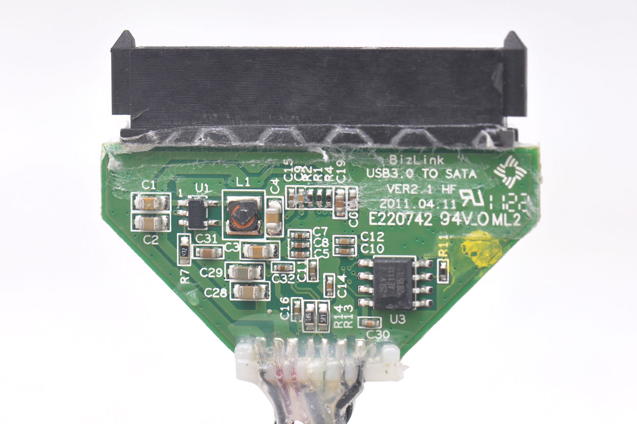 全新原装BizLink给INTEL代工USB3.0 TO SATA 固态硬盘笔记本SSD 2.5寸硬盘加强供电数据线/易驱线/转接线 ...