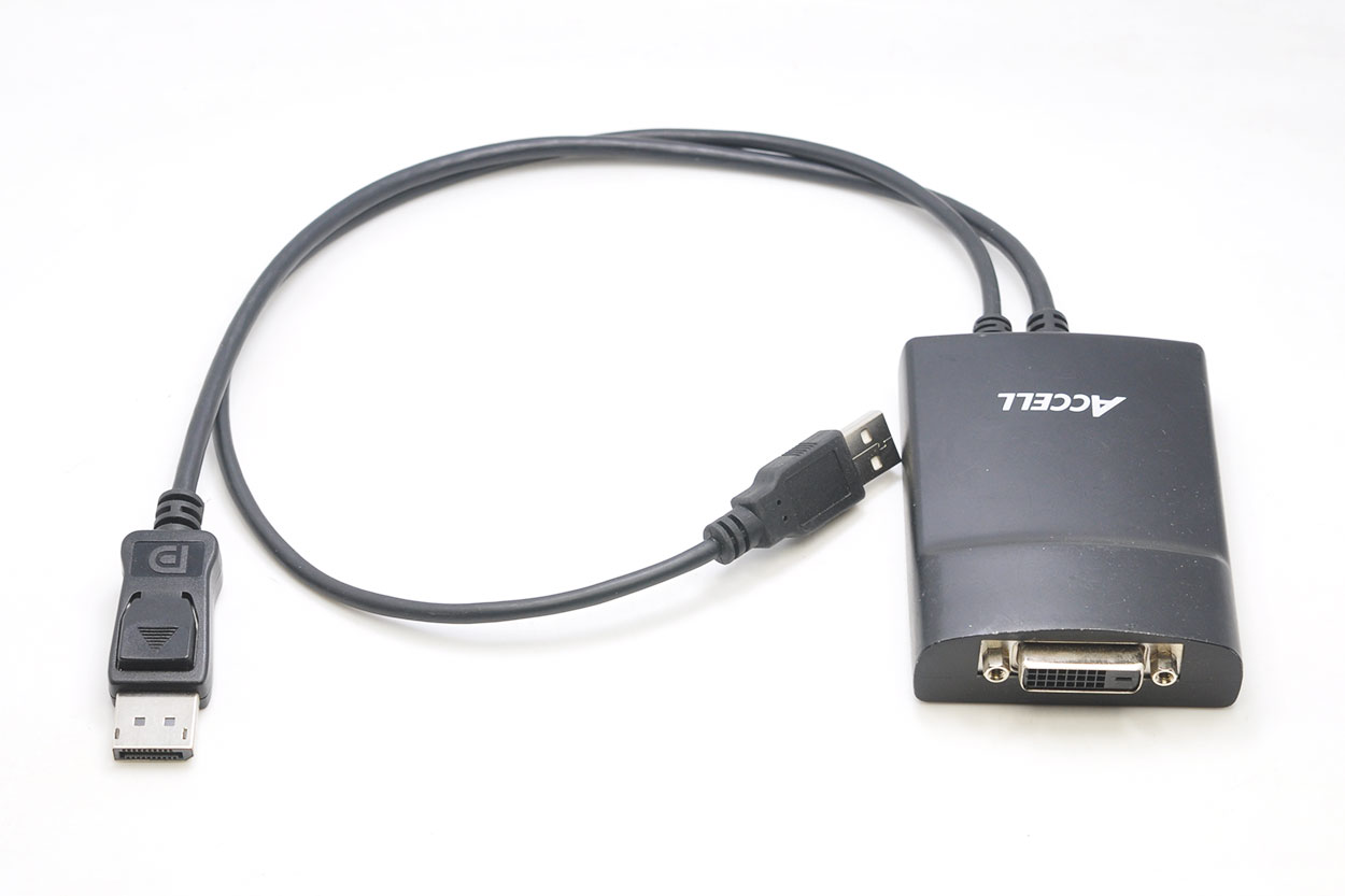 原装正品ACCELL UltraAV® DisplayPort to DVI-D Dual-Link Adapter Cable B087B ...