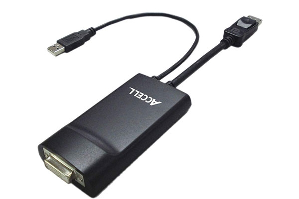 原装正品ACCELL UltraAV® DisplayPort to DVI-D Dual-Link Adapter Cable B087B ...
