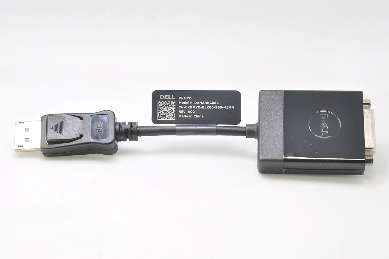 全新DELL原装DP转DVI转接线DisplayPort TO DVI显示器 显卡转换线027KKH DisplayPort转DVI（单链路 ...