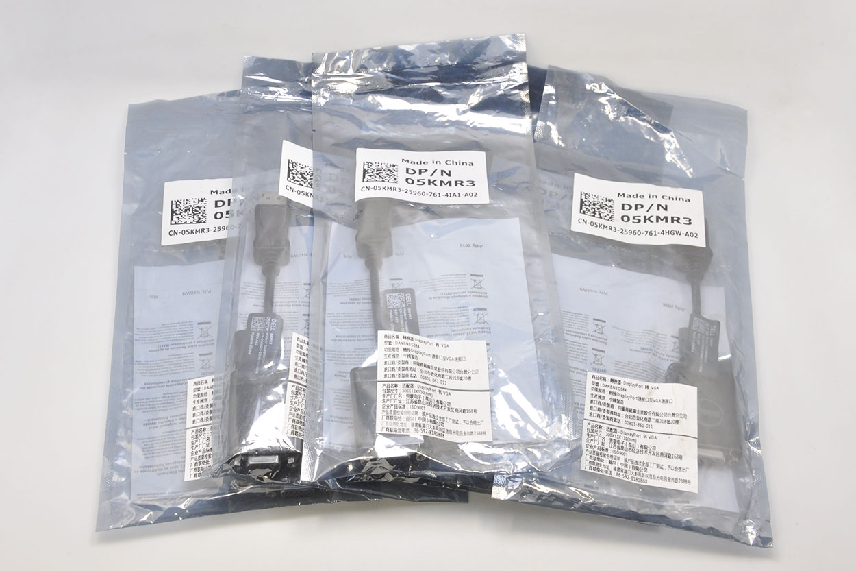 全新原装正品戴尔Dell DP转VGA主动式三屏转换线DisplayPort to VGA Adapter Cable 05KMR3 ...