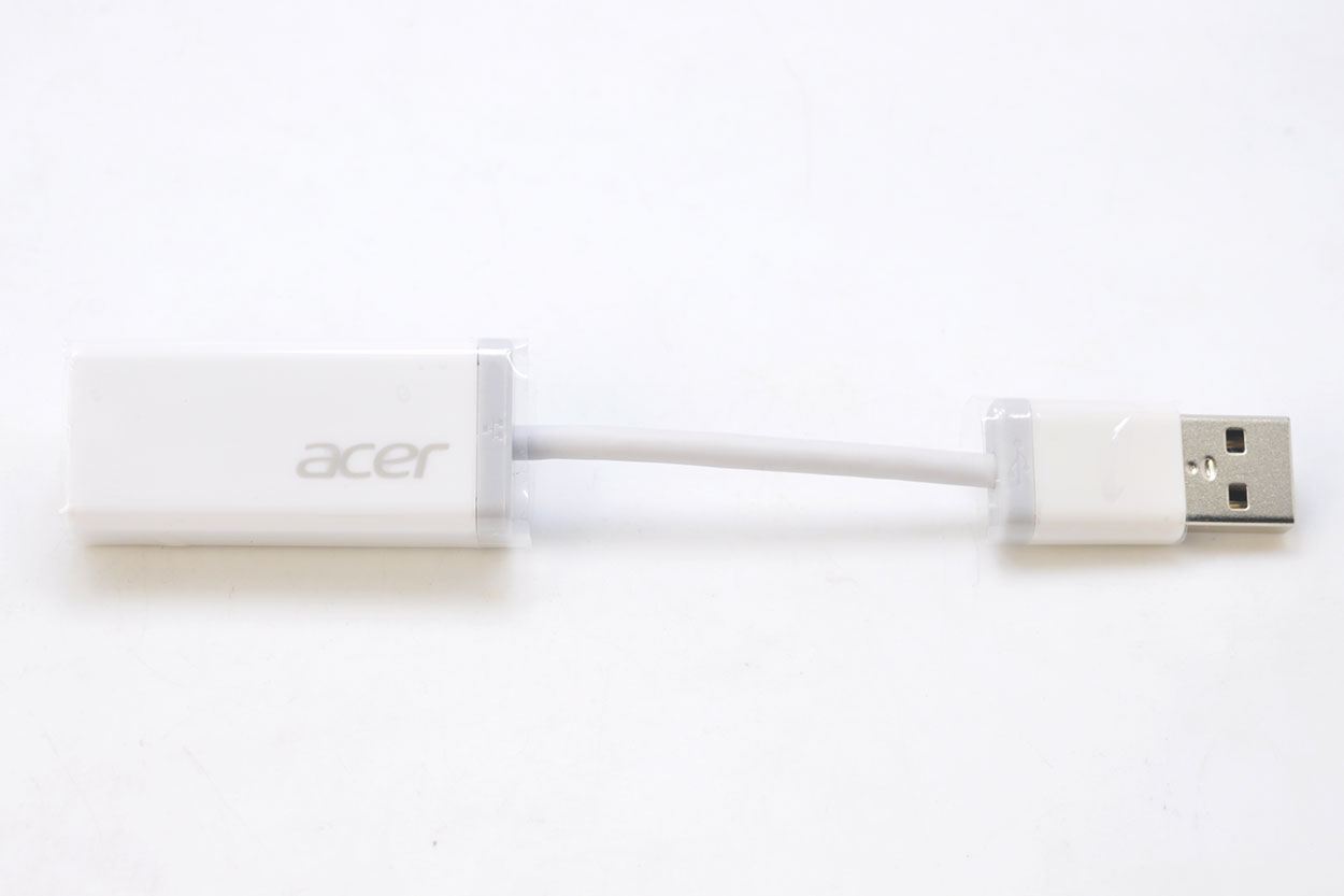 全新散装宏基Acer USB To Ethernet (RJ45) Adapter USB2.0以太网卡转换器 100M有线网卡ACB541 ...