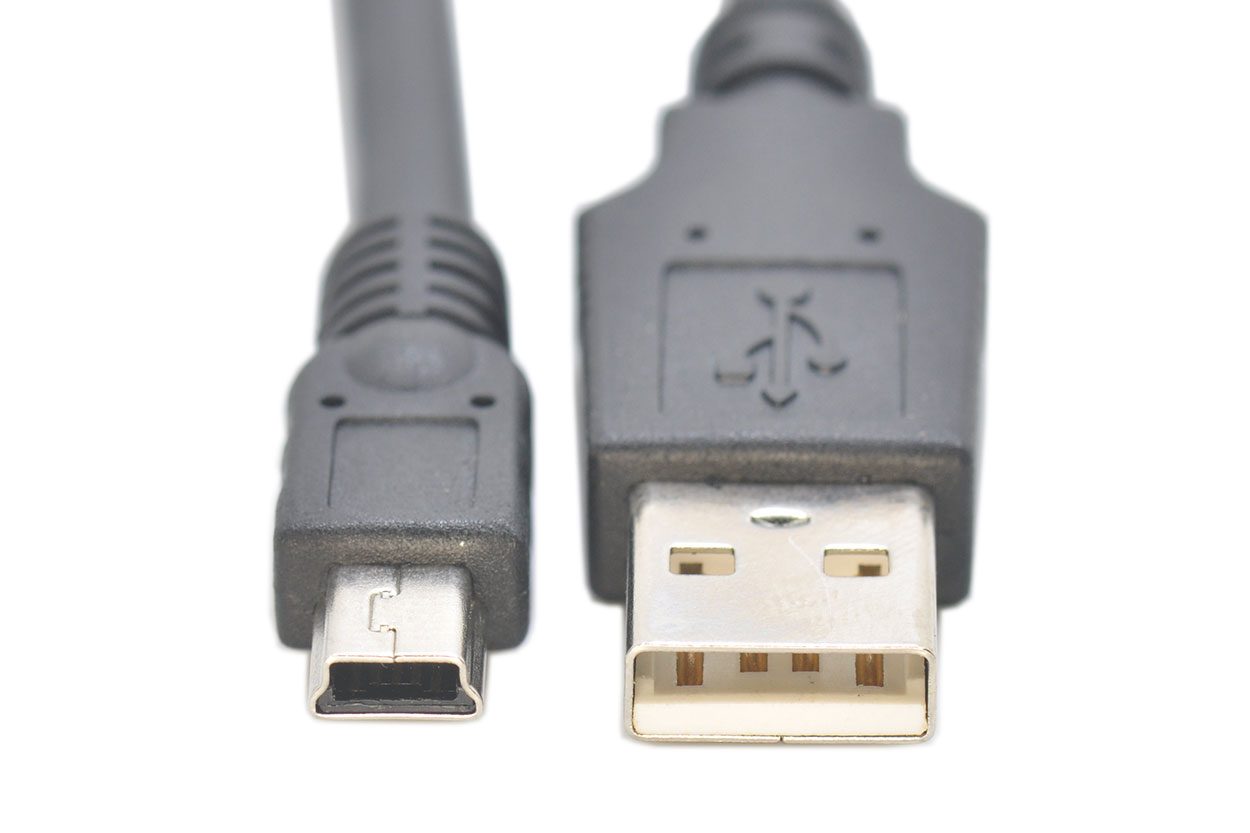 新到货全新Mophie原装70厘米 USB A to mini USB 加强供电 梯形口老式摄像机单反相机T型口充电线通用数据联接线-青州小熊