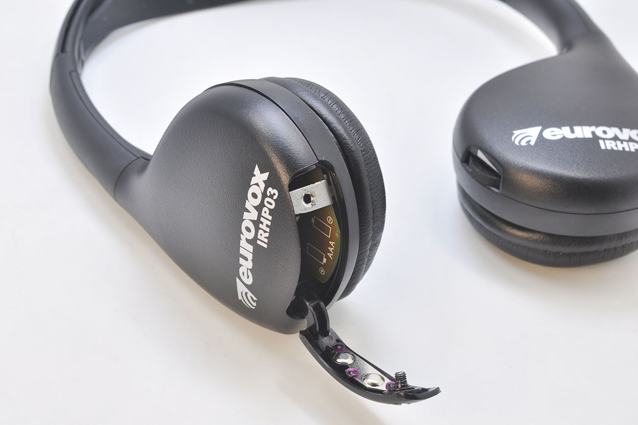 新到货原装正品EUROVOX IRHP03吸顶头枕DVD显示器无线红外线 红外耳机后排DVD无线耳机-青州小熊