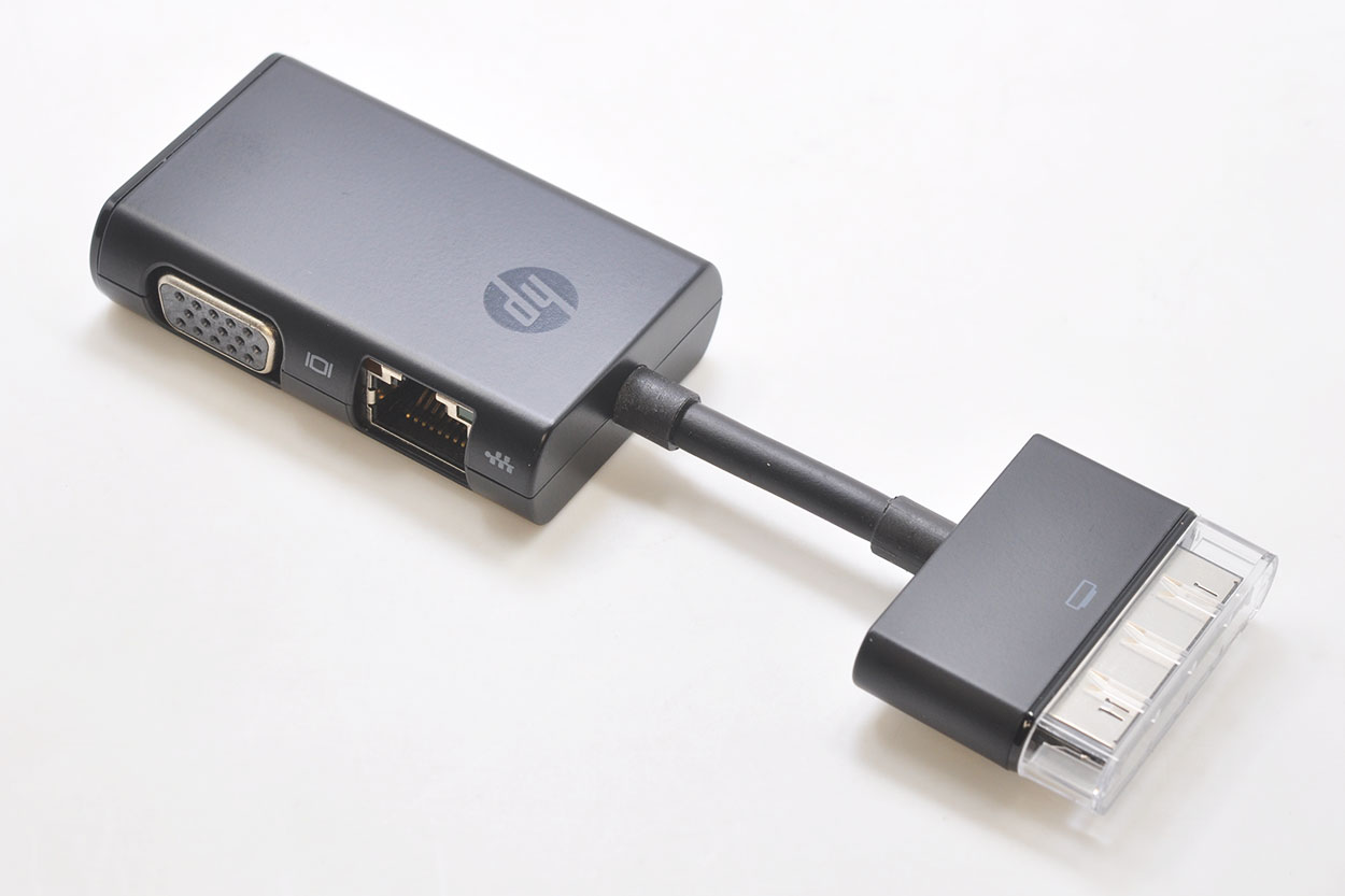 新到货全新原装惠普HP EliteBook 侧插式VGA+网口扩展转换线 Dock Connector to Ethernet and VGA ...