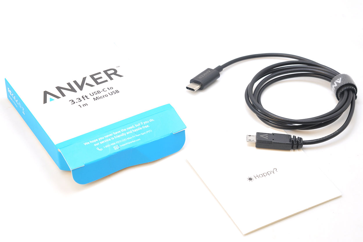 售完存档：原装正品ANKER 3.3ft 1米长 USB-C to Micro USB OTG线 USB DAC解码线 Dji 大疆遥控器线 ...
