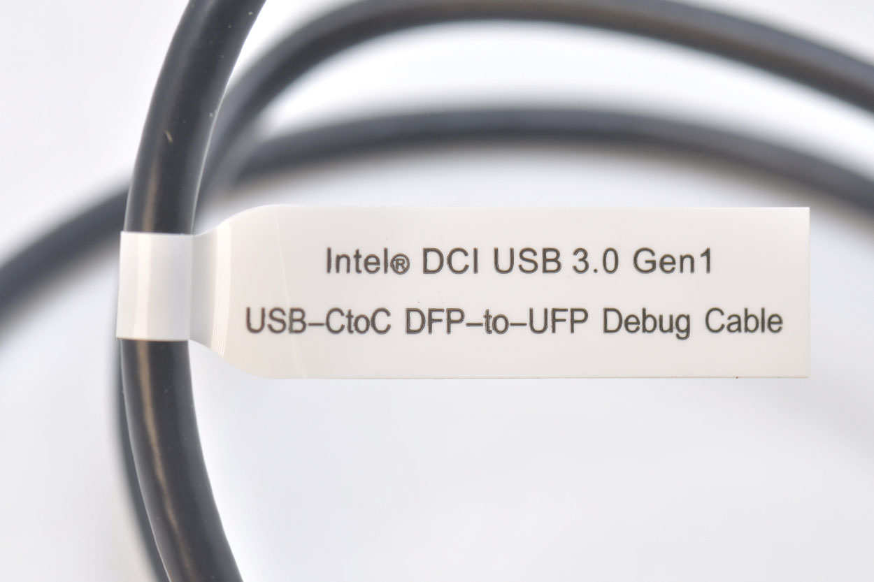 售完存档：原装正品英特尔 INTEL SVT DCI DbC2/3 C TO C DFP TO UFP 1 米调试电缆 ...