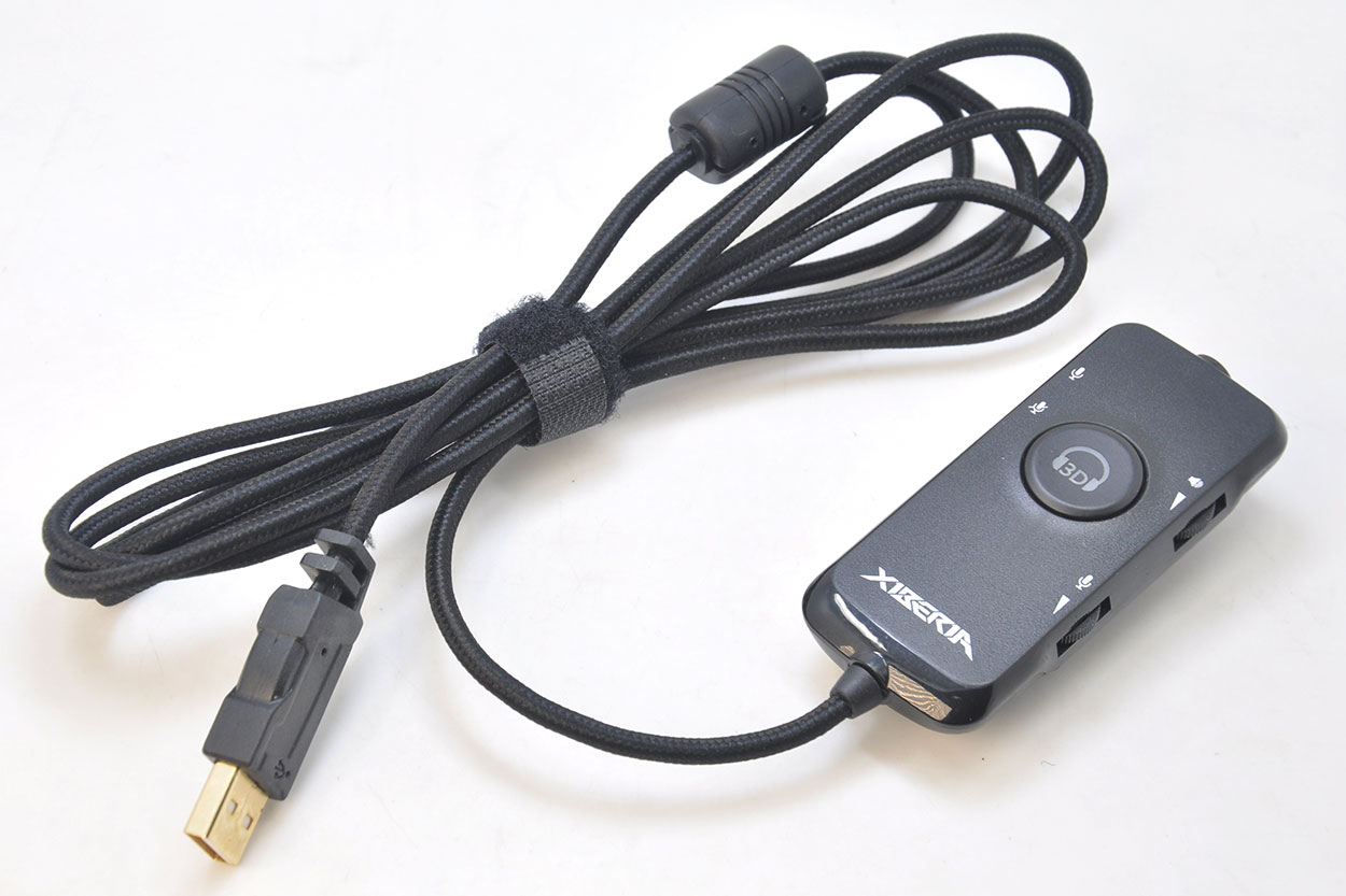 2米长XIBERIA NUBWO-N7 PS4 Xbox One Nintendo Switch 台式机电脑笔记本 USB外置声卡 连接耳机 ...