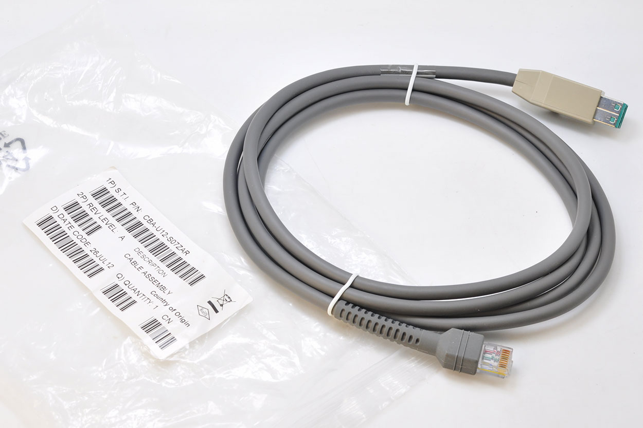 全新原装正品讯宝Symbol Motorola Zebra CBA-U12-S07ZAR 2m/7ft USB Cable Power ...