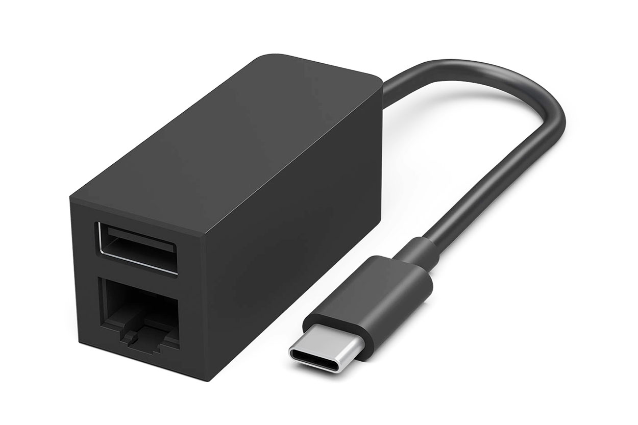 售完存档：全新盒装微软Microsoft Surface USB-C 转USB3.0端口 千M以太网适配器 USB-C TO USB 3.0 ...