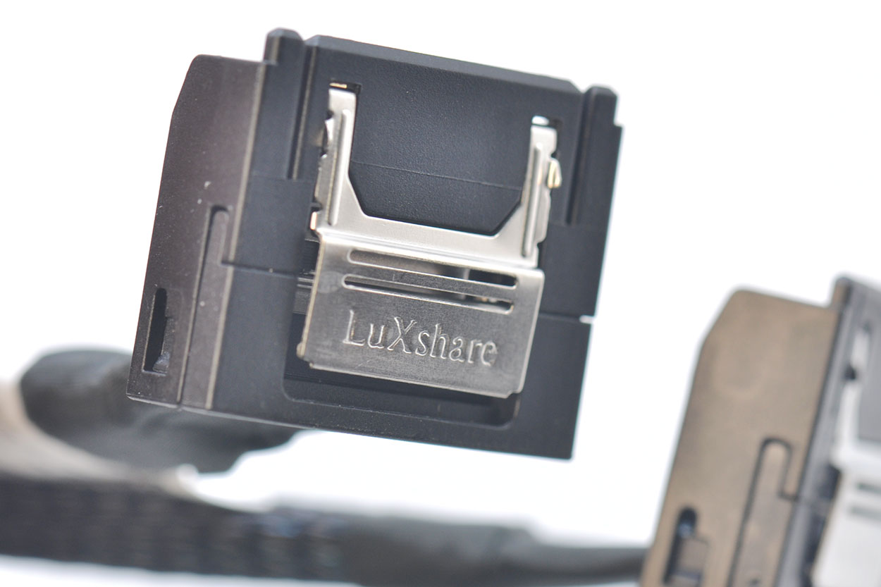 原装正品一米长立讯精密 Luxshare Gen-Z Z-Link 1C 56Pin Stright Plug Cable Assembly ...