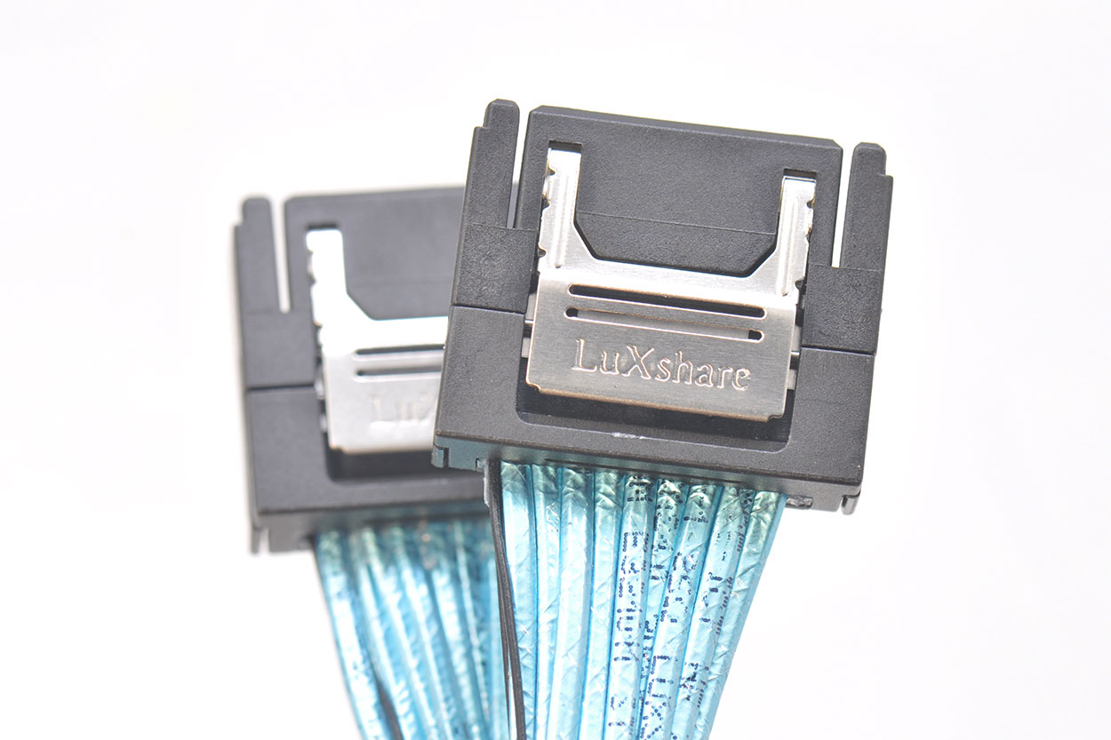 原装正品一米长立讯精密 Luxshare Gen-Z Z-Link 1C 56Pin Stright Plug Cable Assembly ...