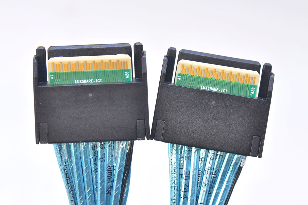 原装正品一米长立讯精密 Luxshare Gen-Z Z-Link 1C 56Pin Stright Plug Cable Assembly ...