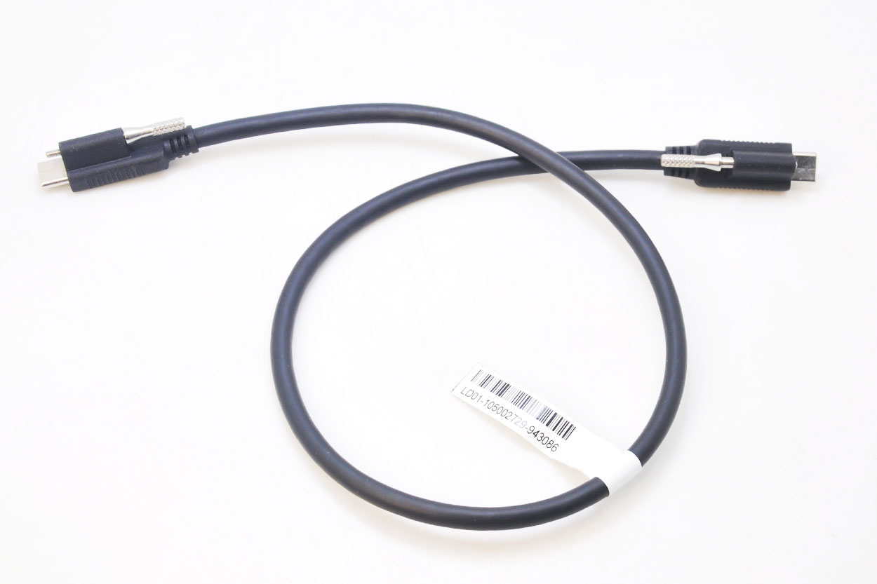 售完存档：50厘米 USB3.1 Type-C双头公对公数据线带锁螺丝 USB-C TO USB-C公对公Gen2/10G数据线 98K8 ...