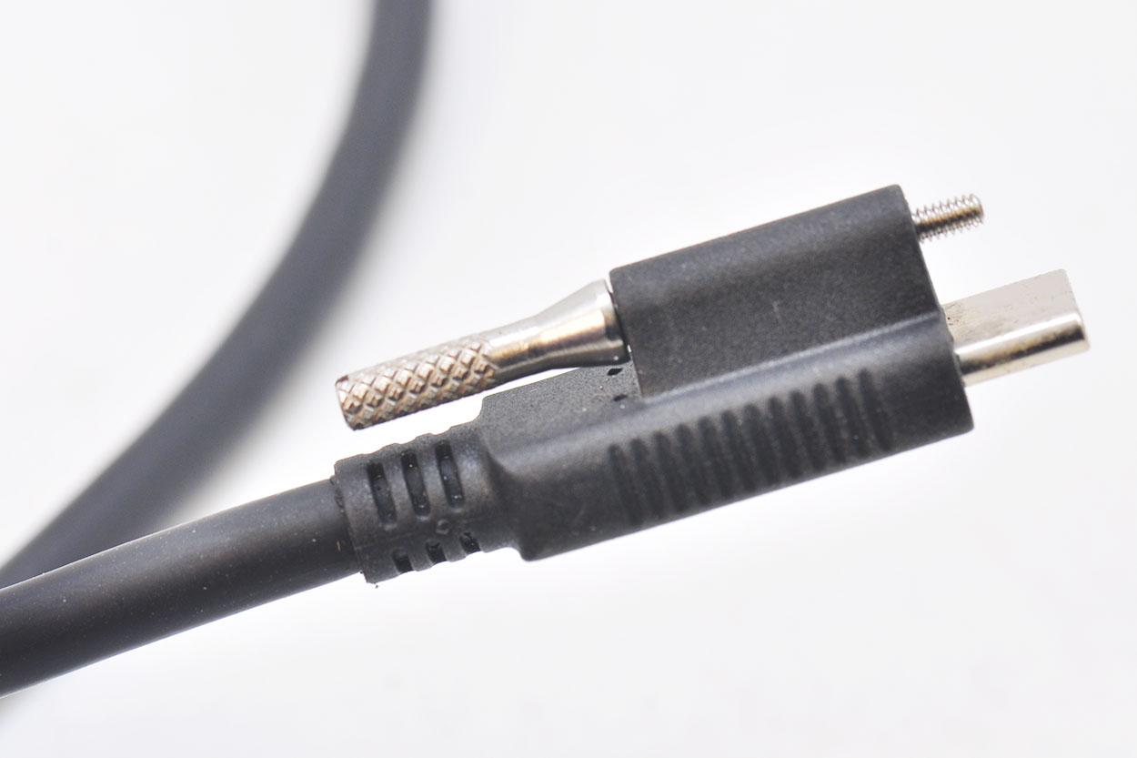 售完存档：50厘米 USB3.1 Type-C双头公对公数据线带锁螺丝 USB-C TO USB-C公对公Gen2/10G数据线 98K8 ...