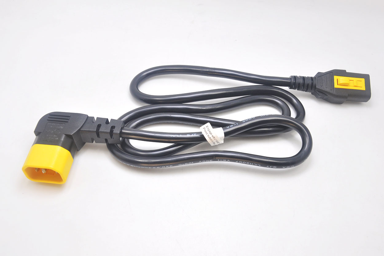 售完存档：正品原装APC AP8000系列服务器PDU电源线AP8704R-NA C13至C14 1.2米弯头服务器电源线 ...