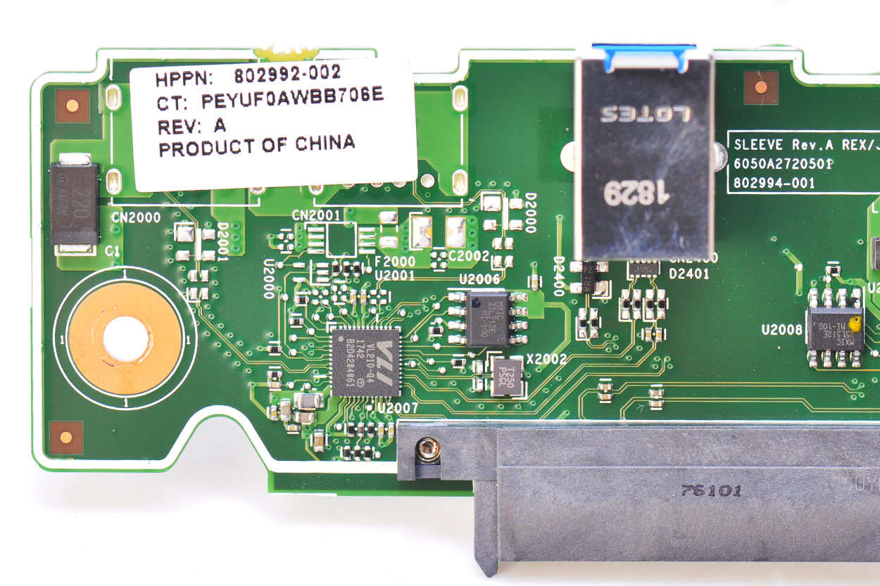 惠普HP 惠普 USB 3.0 外置硬盘盒 桌面迷你桌上型主机I/O 扩展模组 老款PS/2键盘鼠标口 PL2303TA芯片COM口 TPC ...