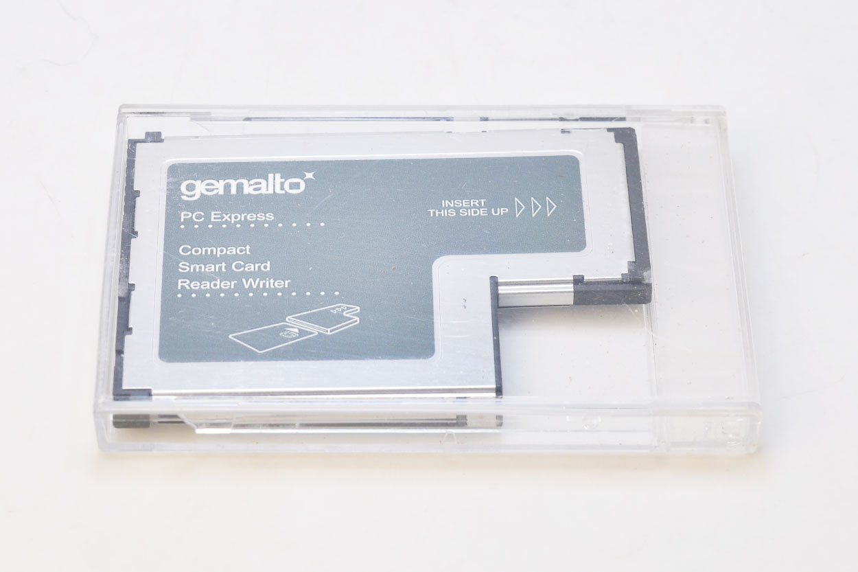 原装正品金雅拓GemPC PC ExpressCard 54 老款笔记本 智能卡读卡器 HWP114310D CT52 IC卡 银行卡 加油卡 ...