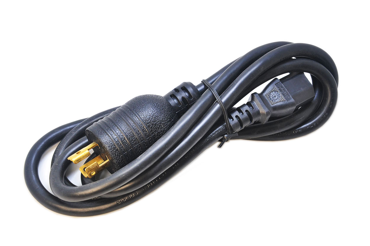 2米台湾Well Shin维熹US美国工业设备 发电机电源线带锁定 防脱落插头NEMA L5-15P 转C13品字电源线WS-118 ...