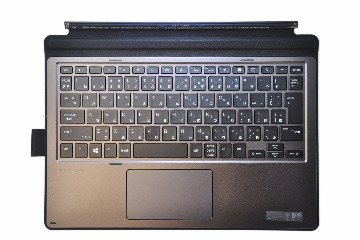 售完存档：黑色原装日版惠普HP PRO X2 612 G2 Collaboration Keyboard JPN2 平板电脑外置键盘 ...