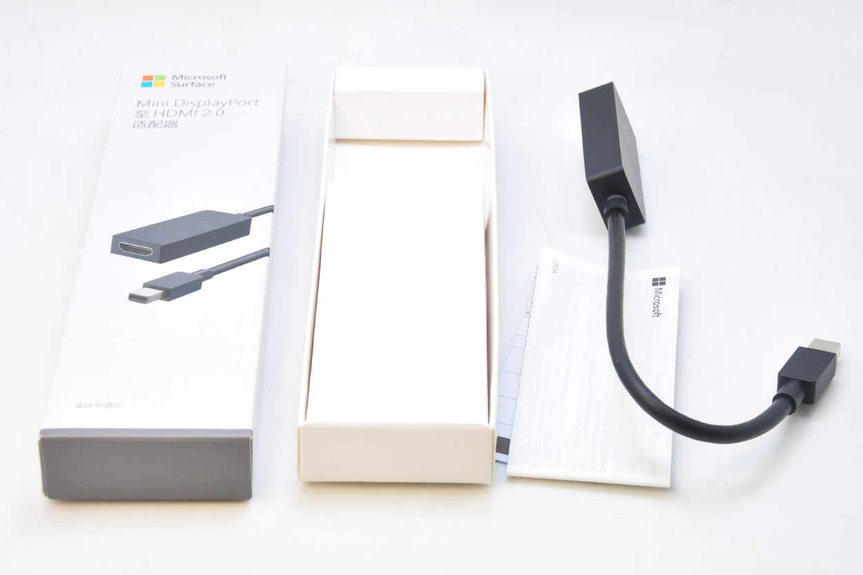 全新盒装微软Microsoft Surface Mini DisplayPort TO HDMI 2.0 4K60Hz 高清适配器 雷电2转 ...
